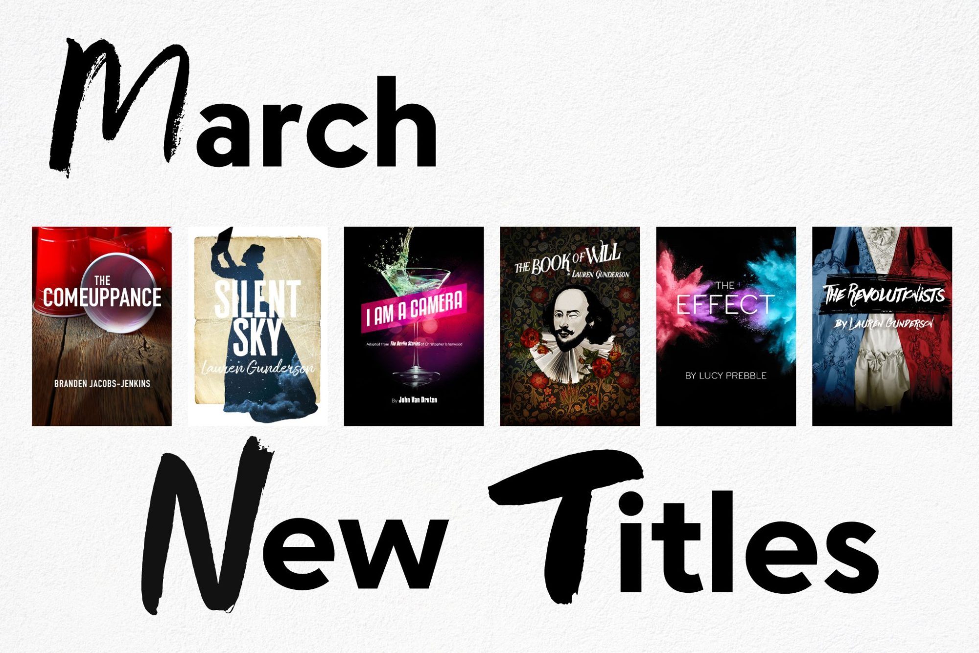 New Titles of the Month: March Edition - Broadway Licensing New Titles of the Month: March Edition - Broadway Licensing